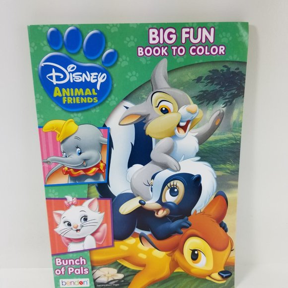 Disney | Toys | Disney Animal Big Fun Coloring And Activity Book | Poshmark
